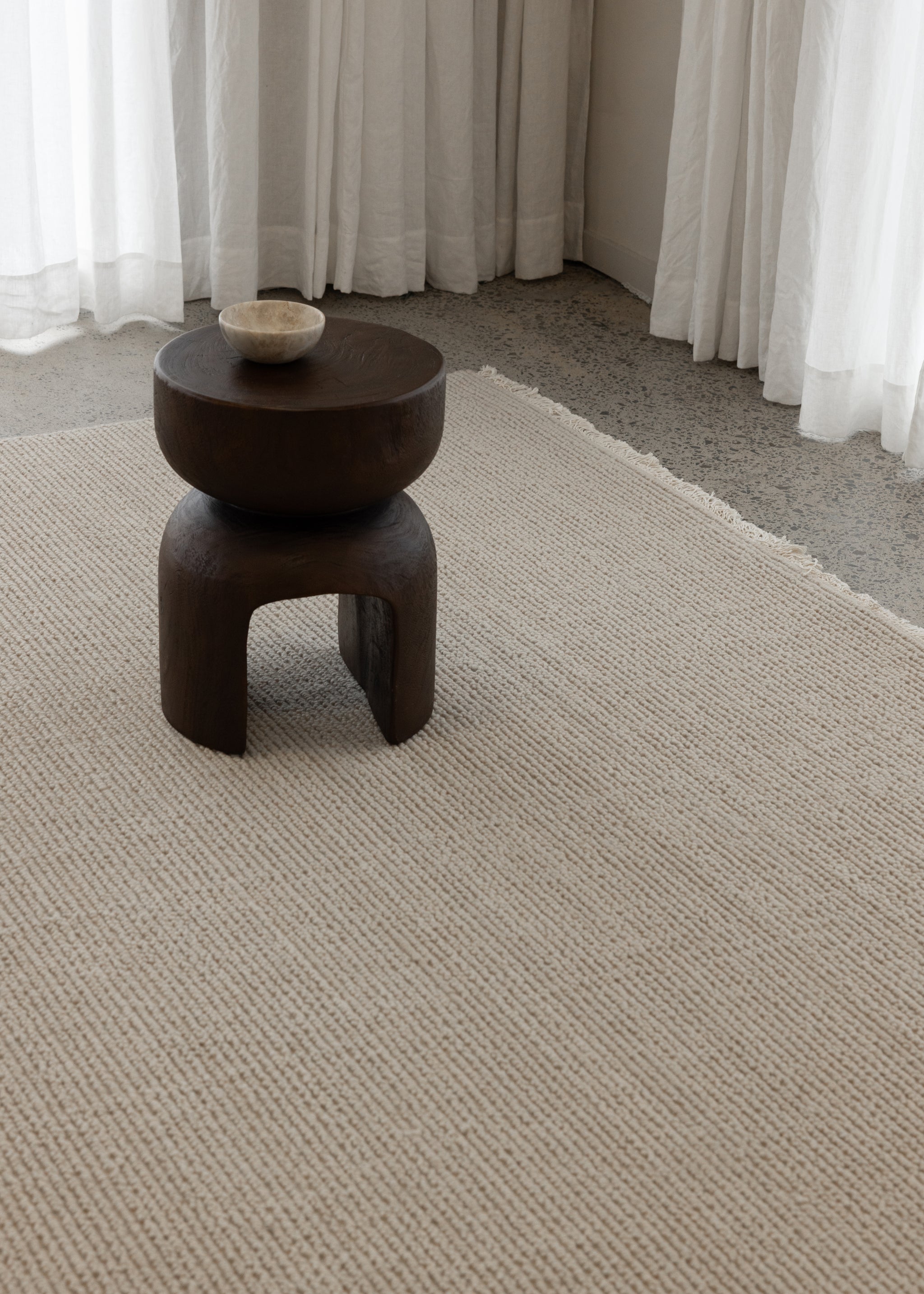 Fabien Floor Rug in Stone | Indoor Floor Rugs | Kayu Studio