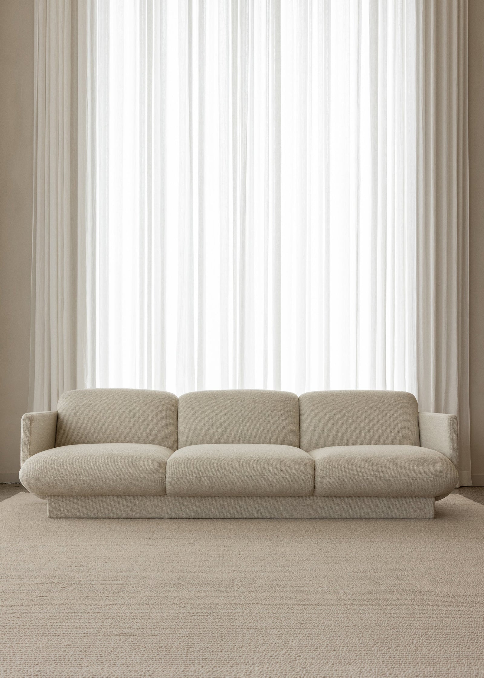 Ivy 3 Seater Sofa in Natural | Lounge Collection | Kayu Studio