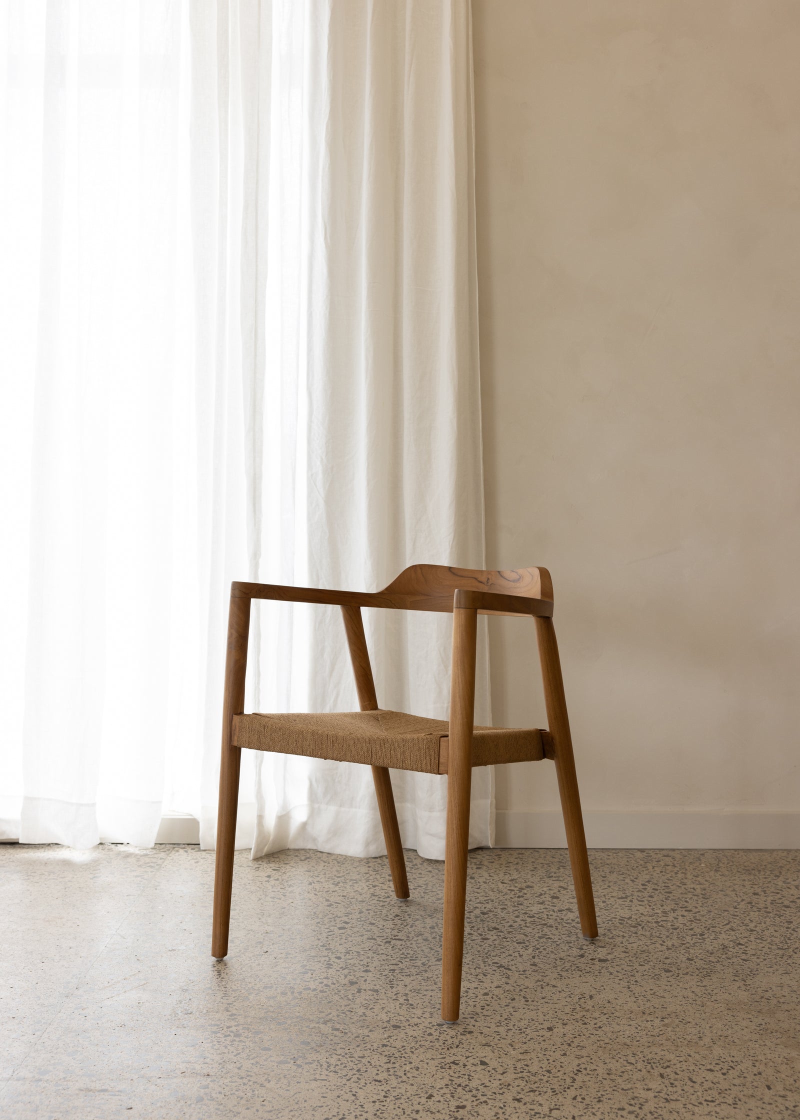 Bilbo Dining Chair in Natural | Solid Teak Dining Furniture | Kayu ...