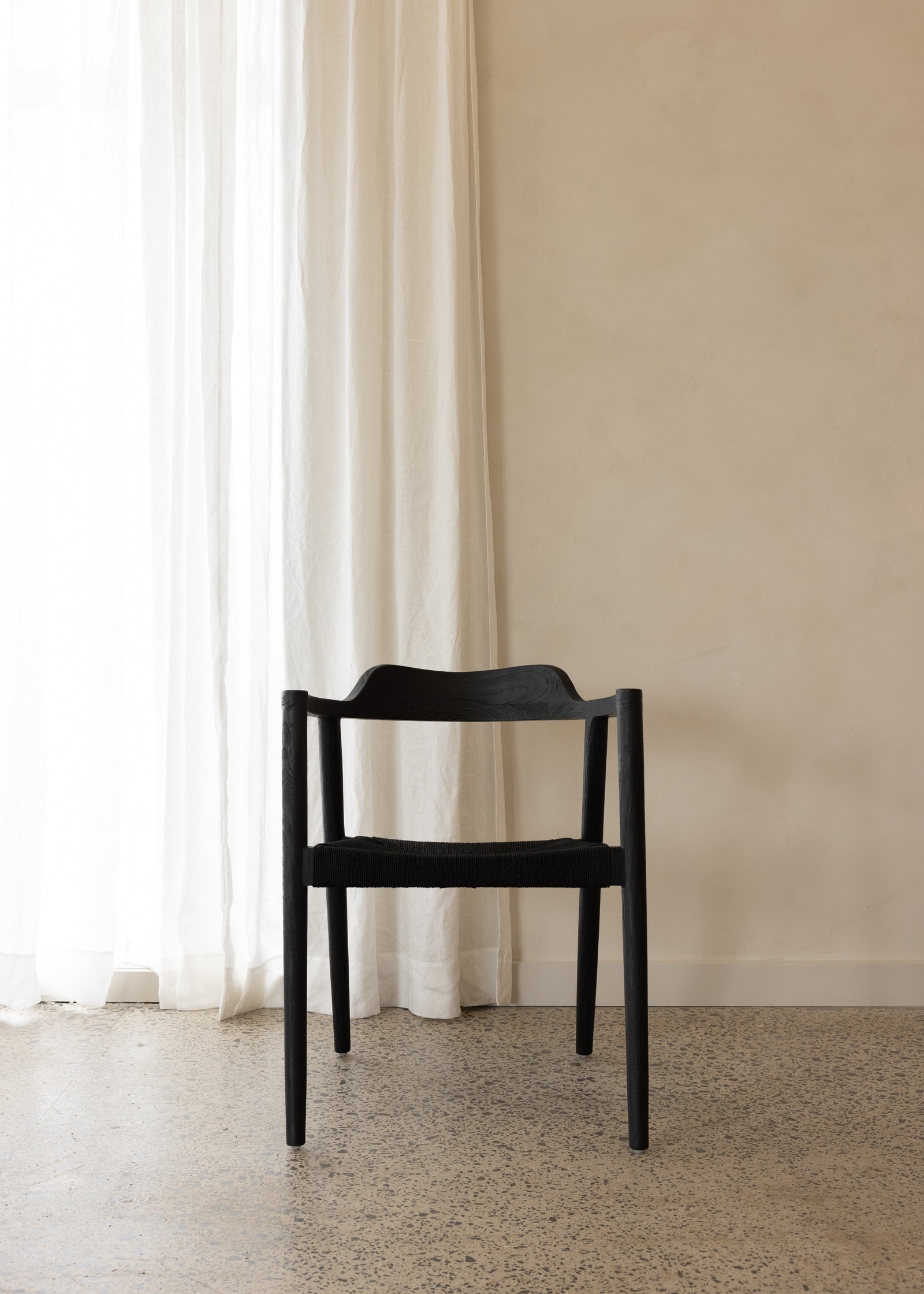 Bilbo Dining Chair in Black | Solid Teak Dining Furniture | Kayu Studio ...
