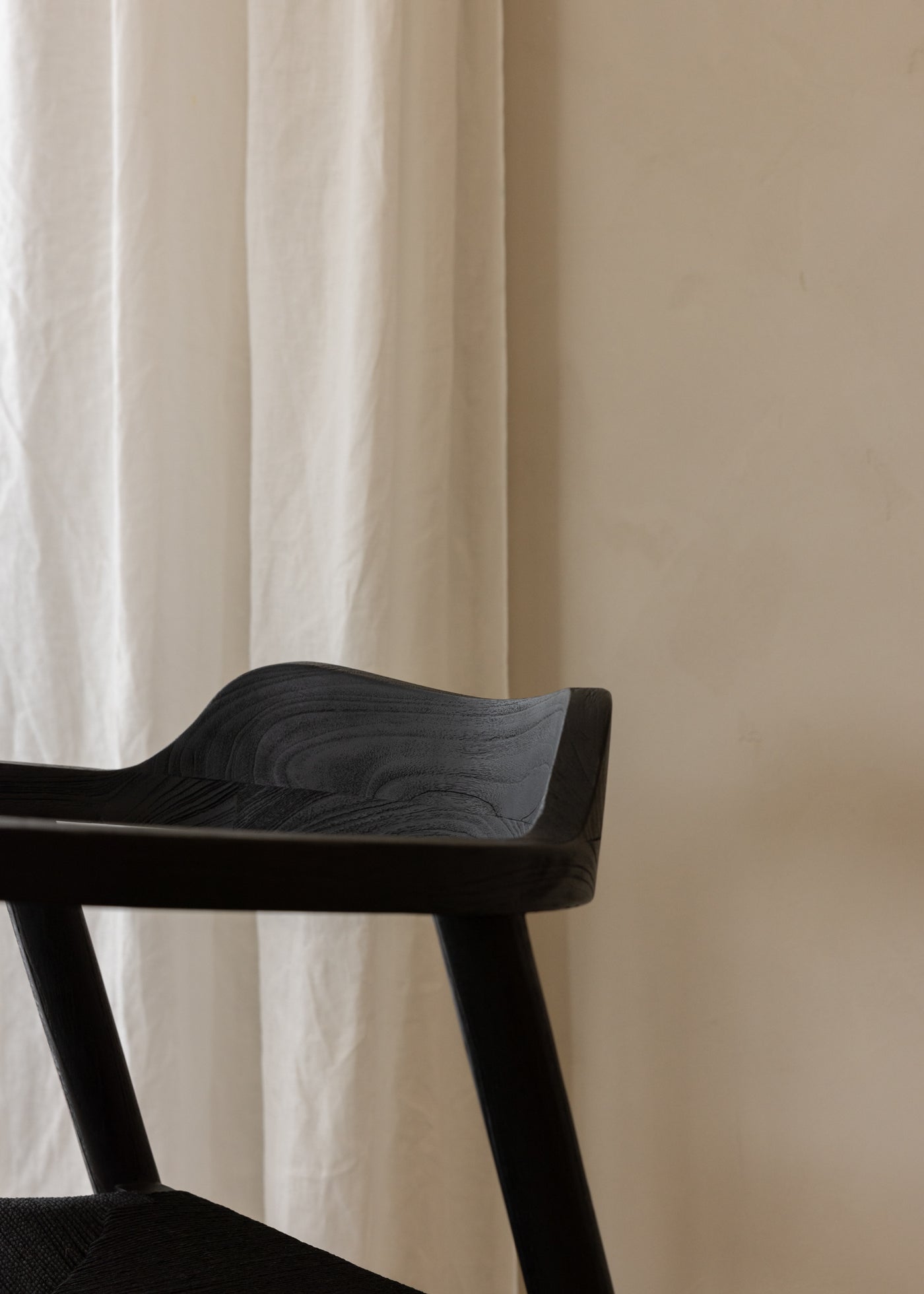 Bilbo Dining Chair in Black | Solid Teak Dining Furniture | Kayu Studio ...