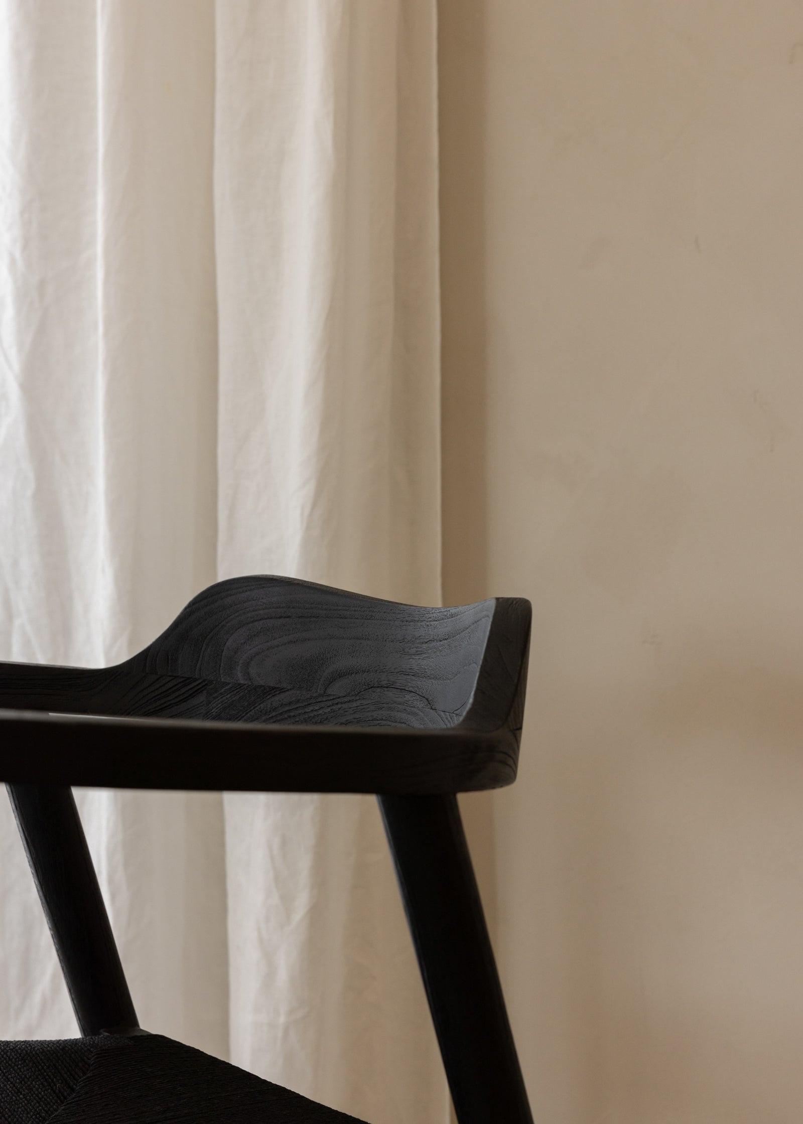 Bilbo Dining Chair in Black | Solid Teak Dining Furniture | Kayu Studio ...