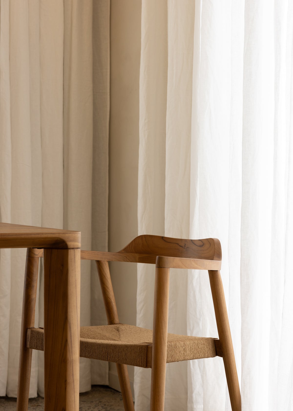 Bilbo Dining Chair in Natural | Solid Teak Dining Furniture | Kayu ...