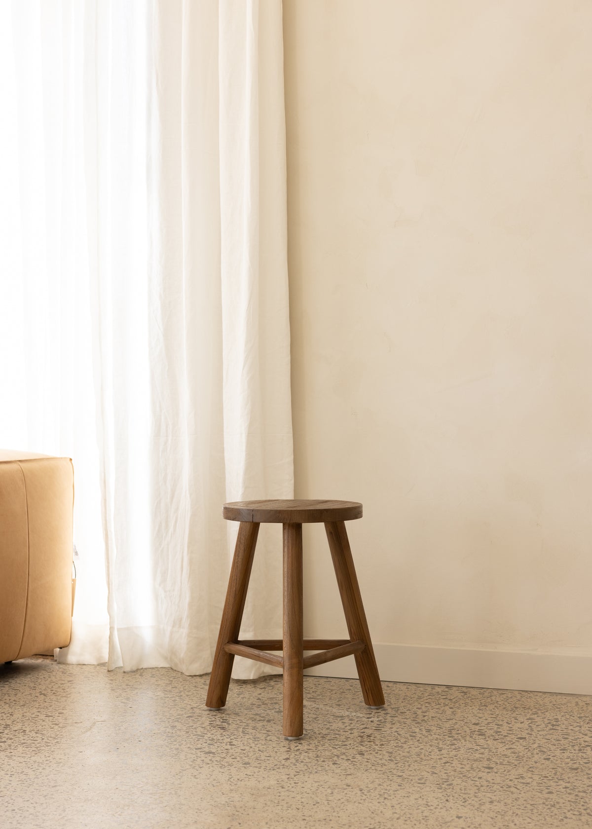 Village Stool | Reclaimed Teak Furniture | Kayu Studio