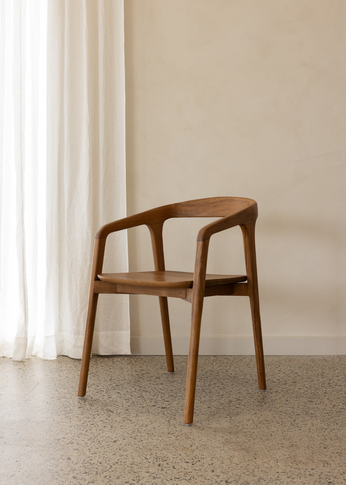 Casa Chair in Natural | Solid Teak Dining Furniture | Kayu Studio New ...
