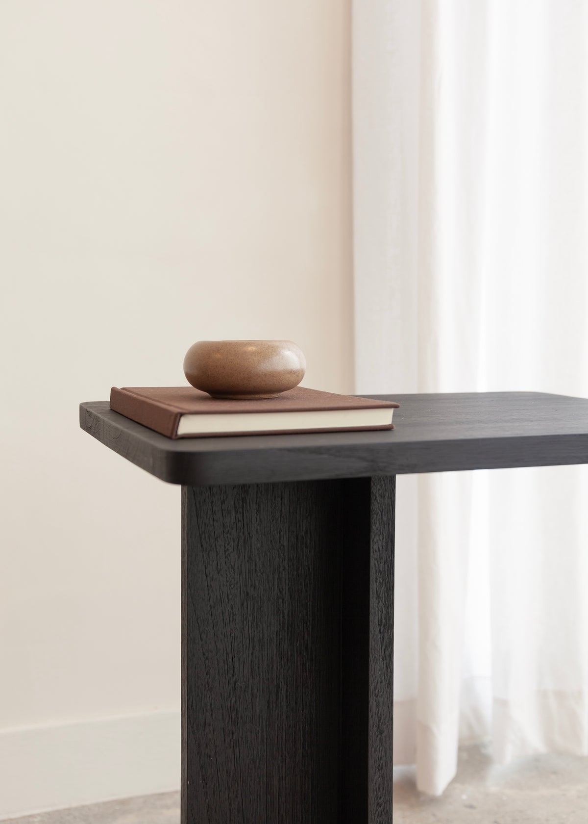 Kira Side Table in Black | Handcrafted Side Tables & Coffee Tables | Kayu Studio