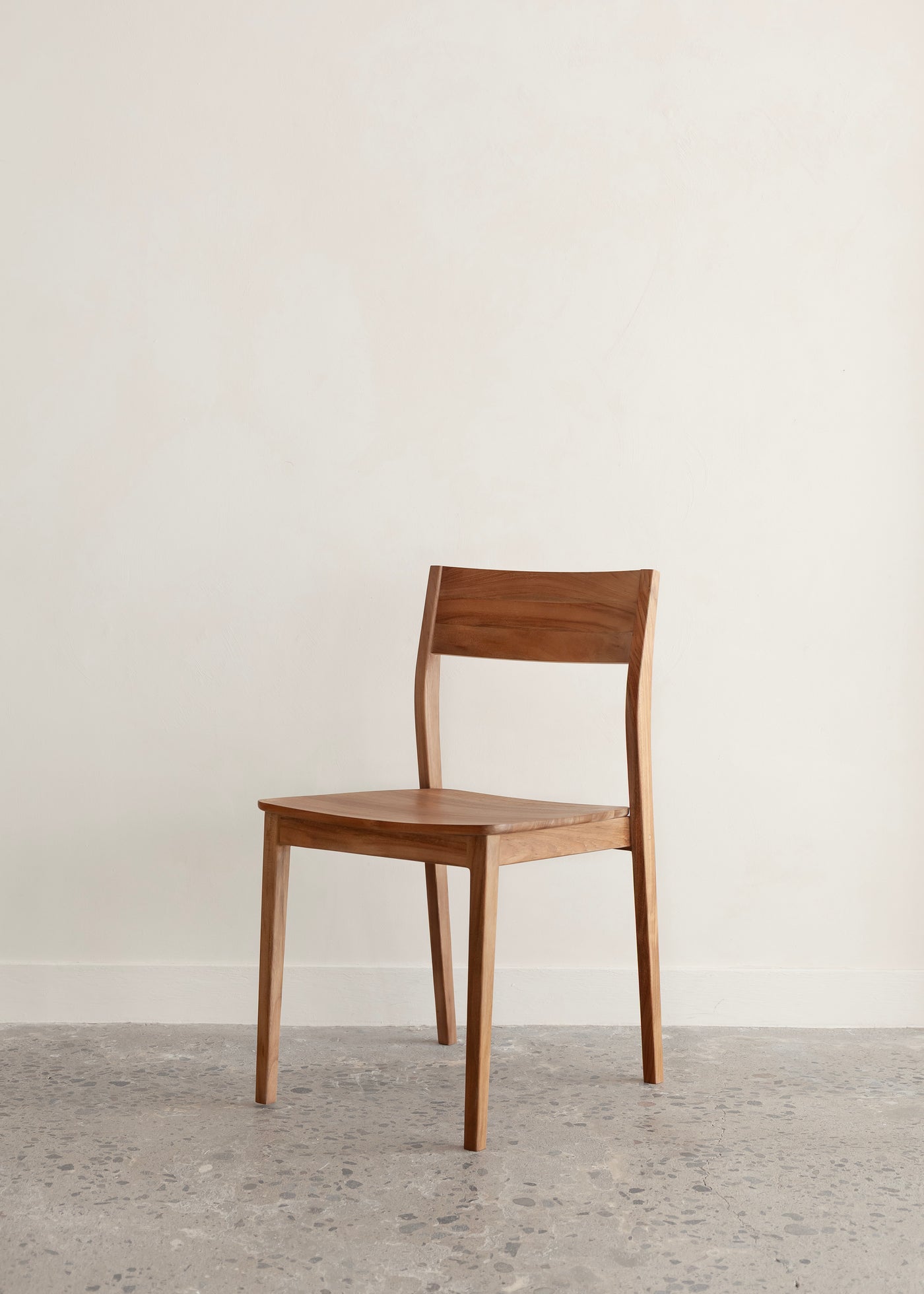 Mizu Dining Chair in Dark Teak | Handcrafted Dining Furniture | Kayu Studio