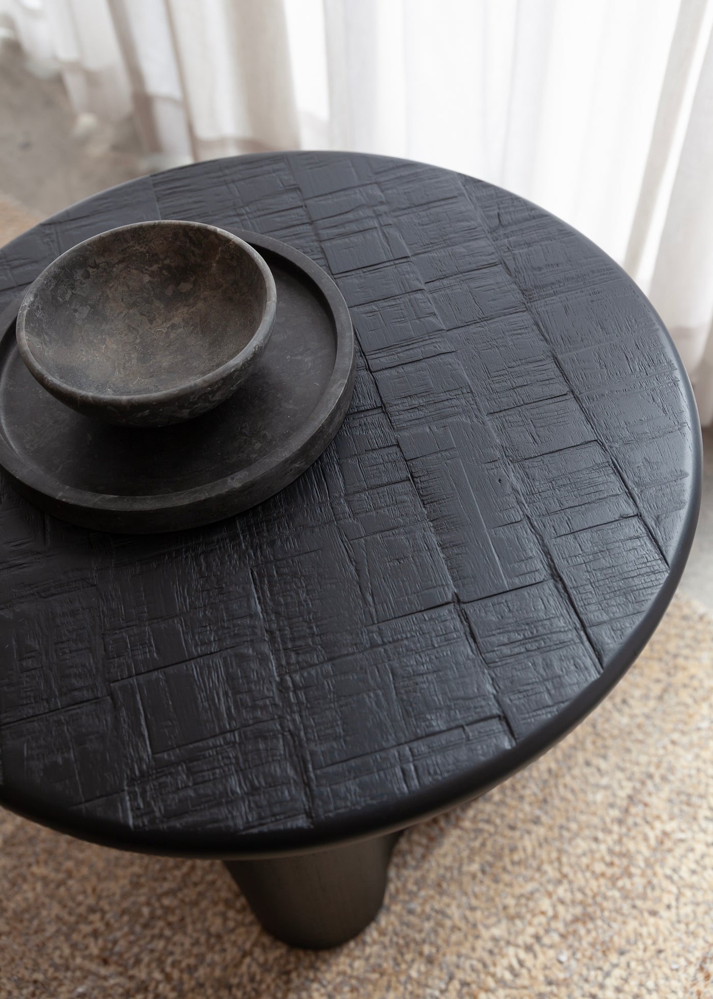 Suko Side Table in Black | Handcrafted Side Tables & Coffee Tables ...